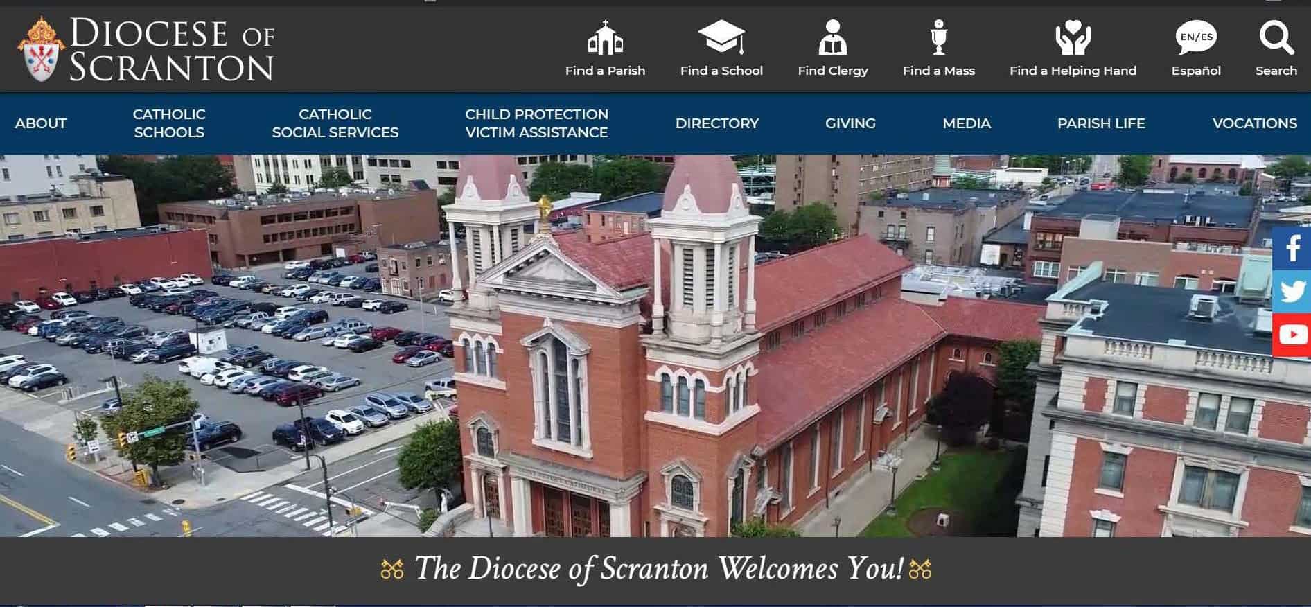 Diocese Launches New Website – Diocese of Scranton