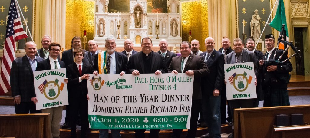 Fr. Richard Fox Being Honored as “Man of the Year” – Diocese of Scranton
