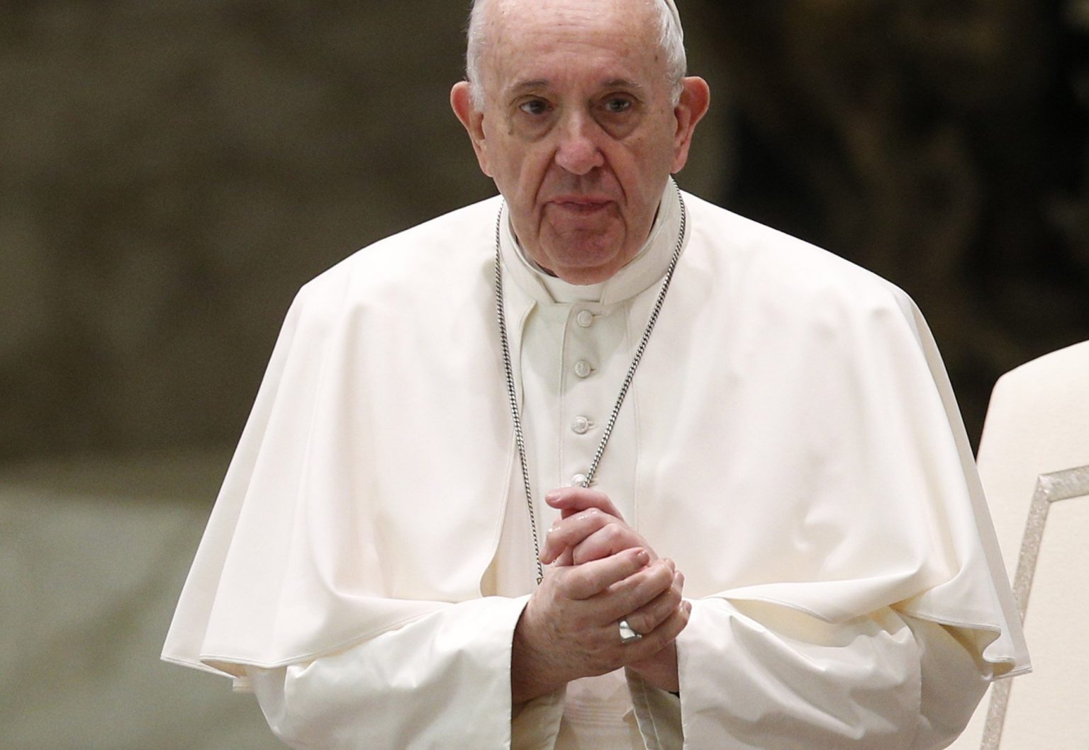 Prayer, crying out to God is only source of salvation, pope says ...