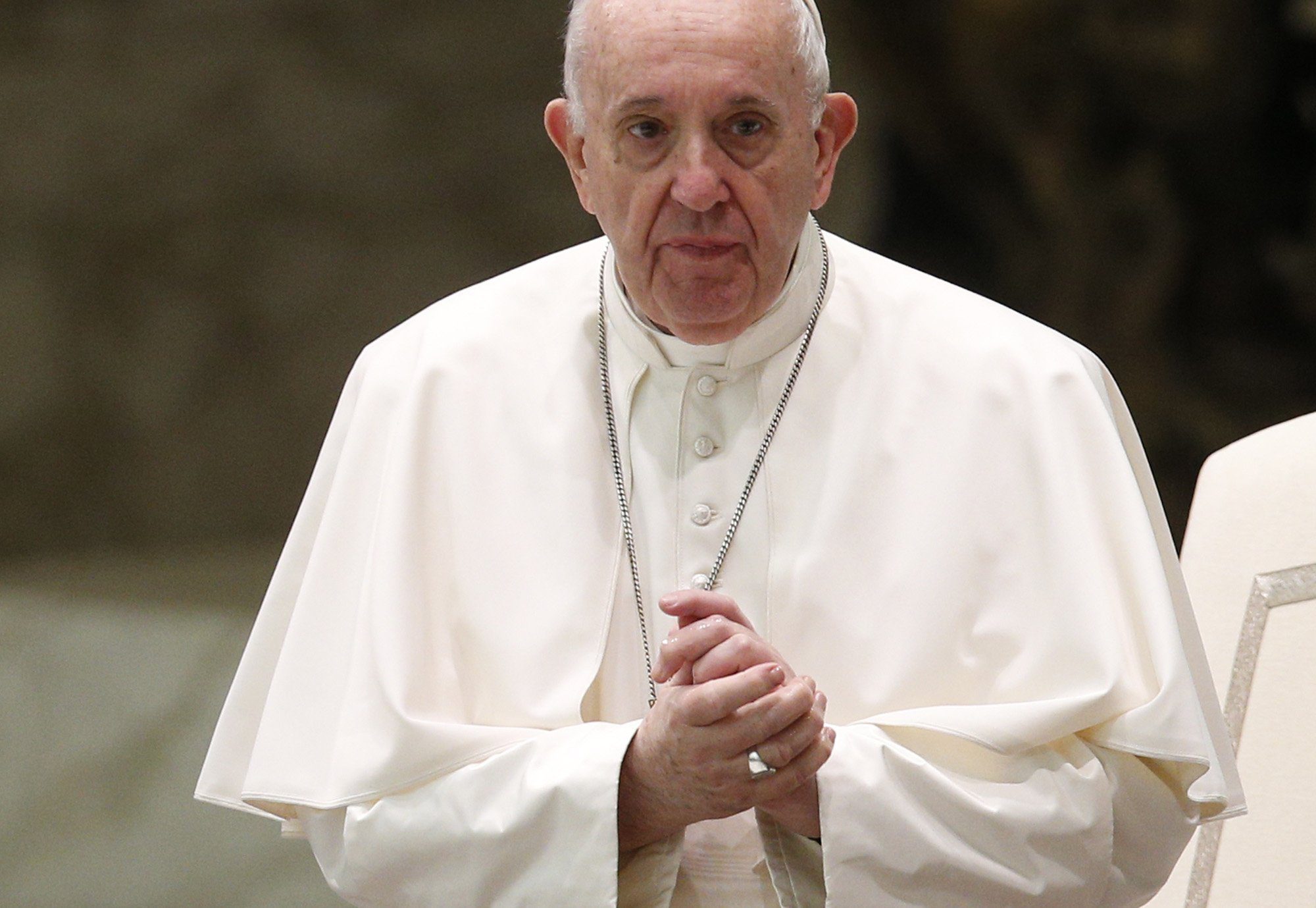 Prayer, crying out to God is only source of salvation, pope says ...