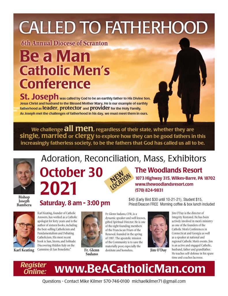 6th Annual Catholic Men’s Conference – Diocese of Scranton