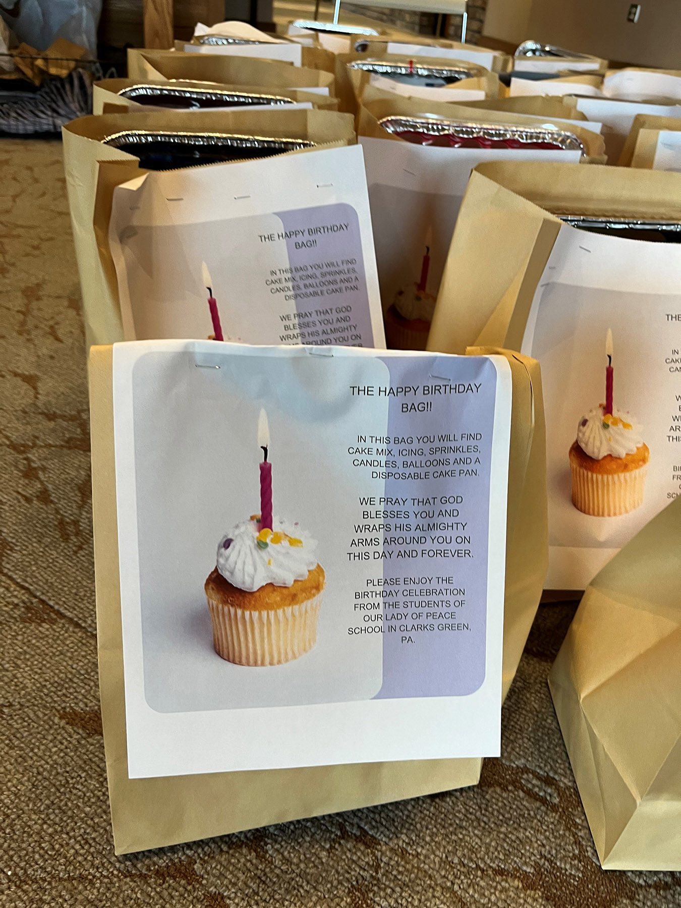 During Lenten retreats, Catholic school students create ‘birthday bags ...