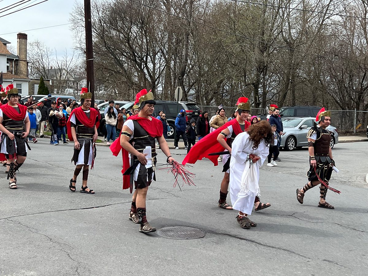 Hundreds take their faith to the streets for Good Friday procession ...