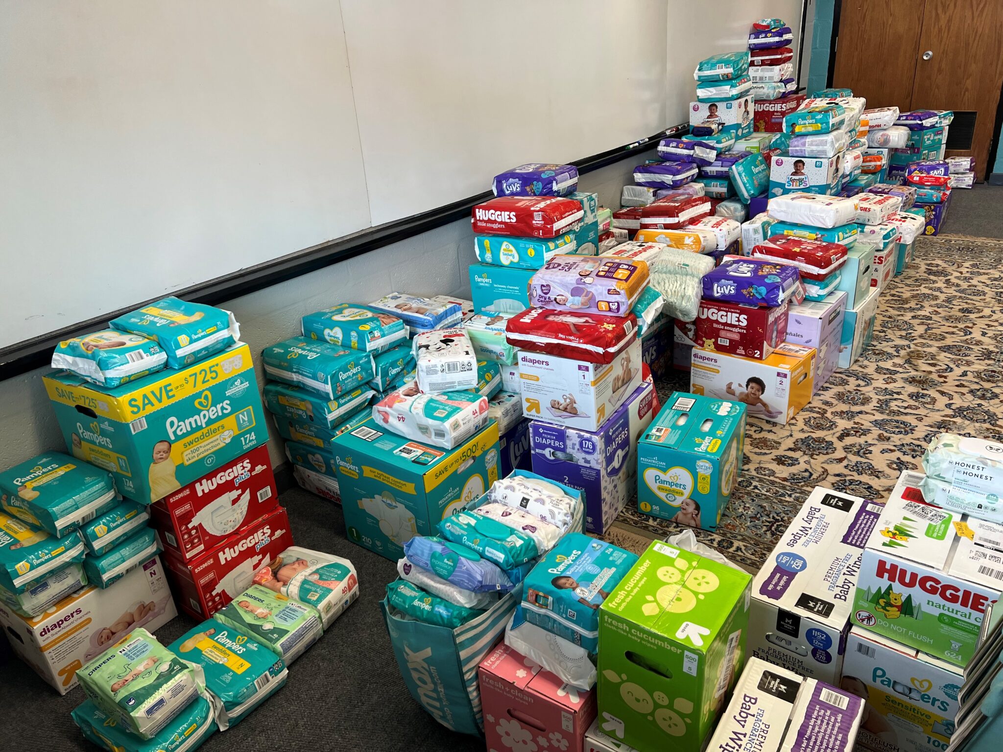 Parishes collect 16,024 diapers and 35,930 wipes to help newborn babies ...
