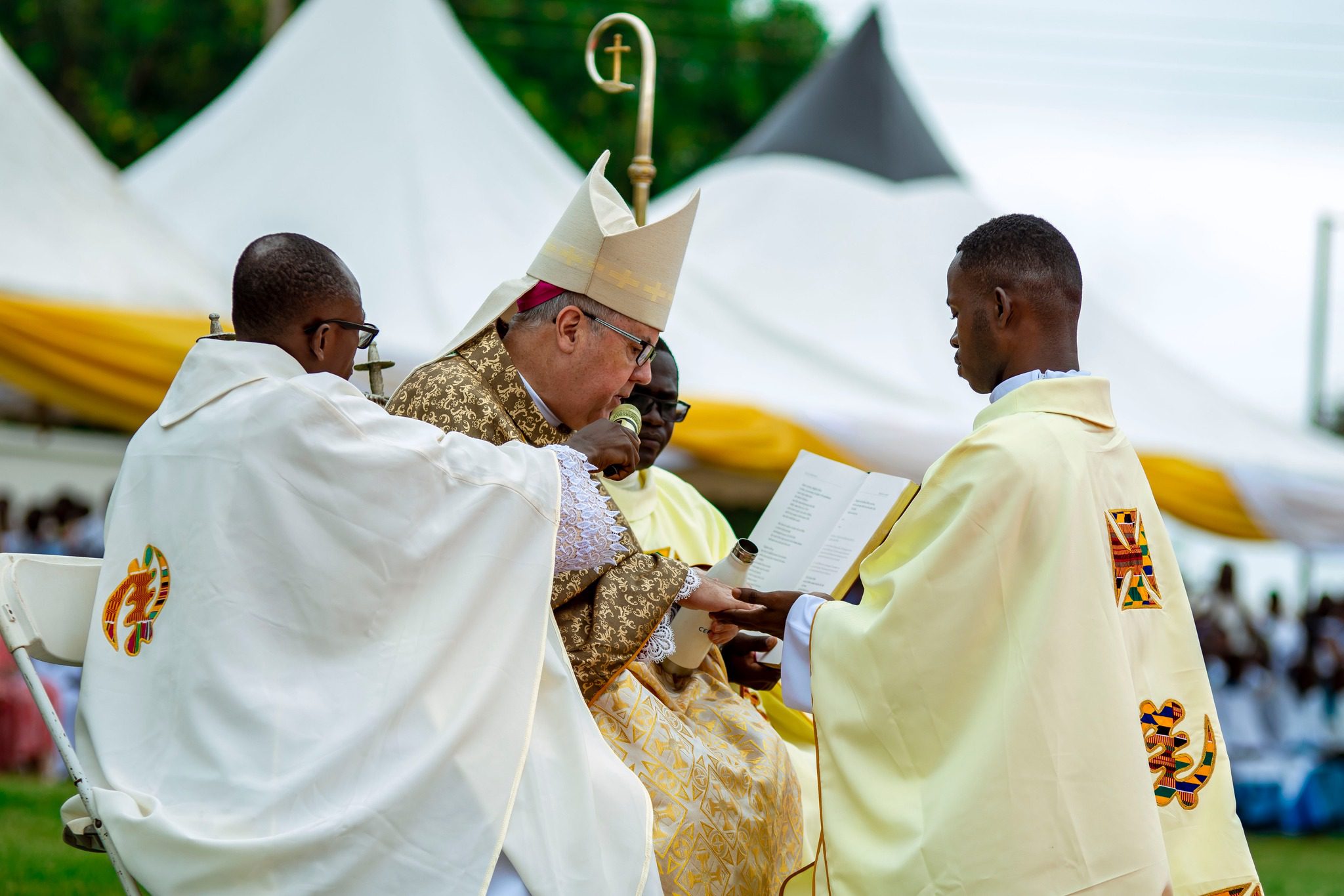 On second trip to Ghana, Bishop Bambera ordains 14 men to the priesthood – Diocese of Scranton