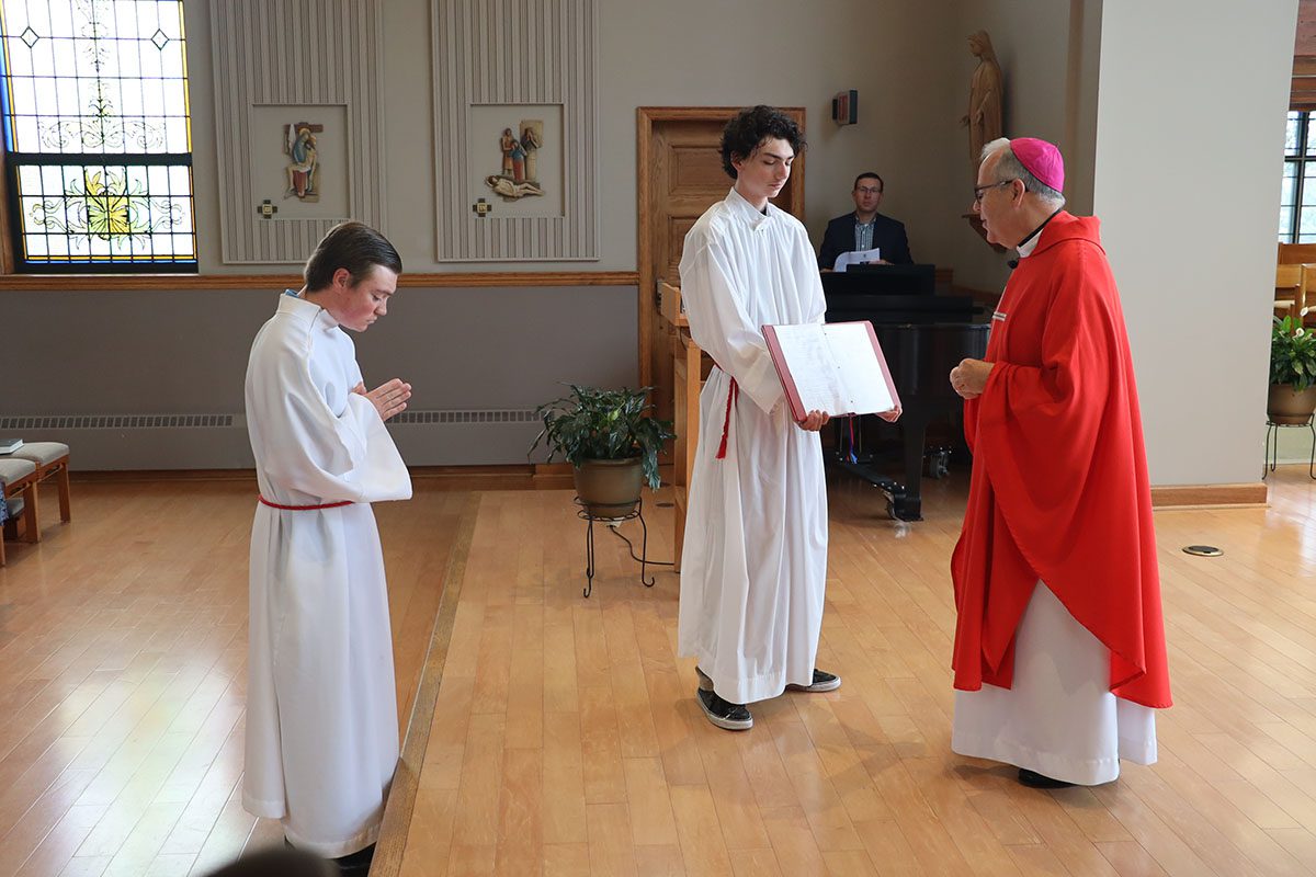 Seminarian takes step closer to the Sacred Priesthood – Diocese of Scranton