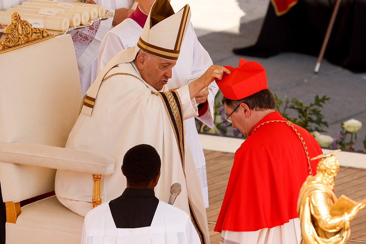 Creating cardinals from 16 nations, pope asks them to join church ...