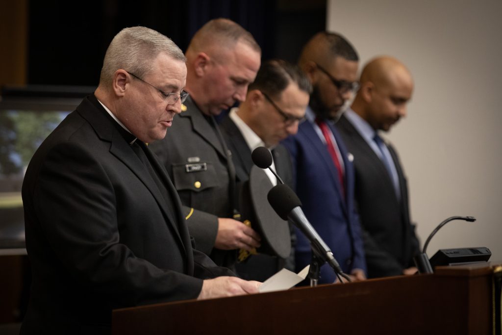 Pastor participates in groundbreaking for new State Police Academy in ...