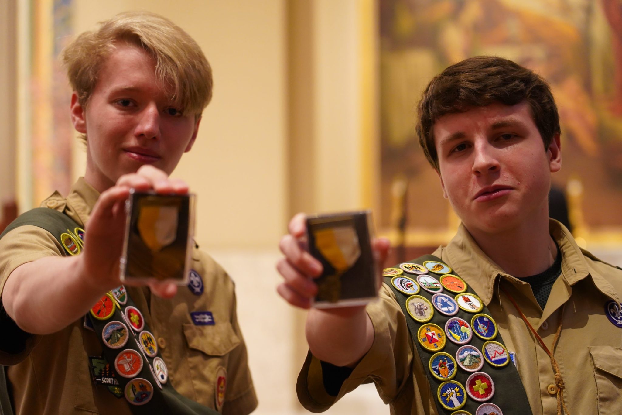 Scouts presented Pope Pius XII & Ad Altare Dei awards at Cathedral Mass ...