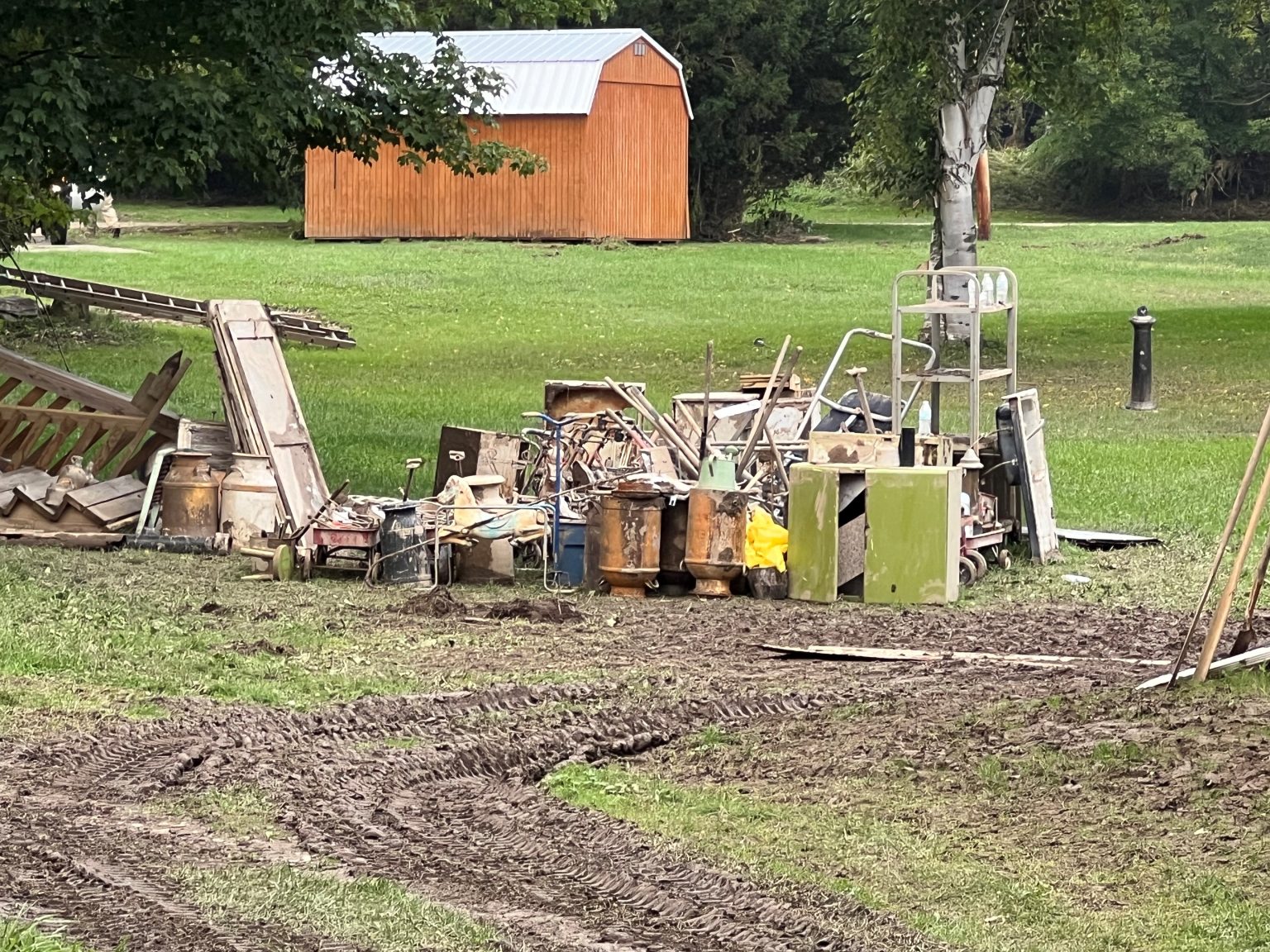 Bishop tours Tioga County flood damage; celebrates first Mass in ...