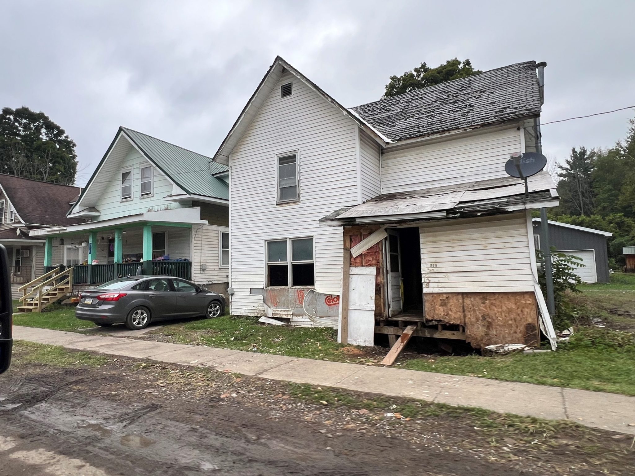 Bishop tours Tioga County flood damage; celebrates first Mass in ...