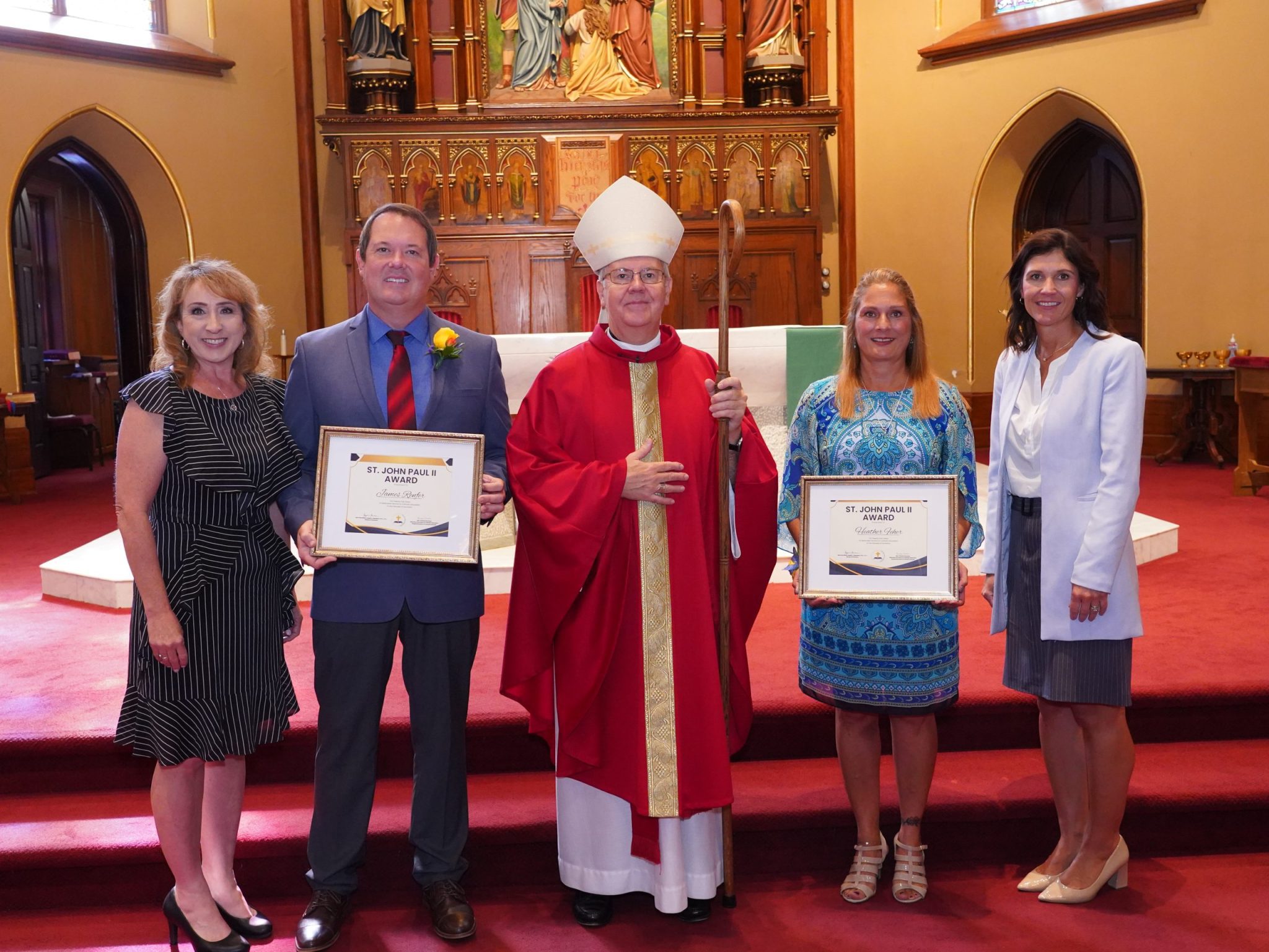 Celebrating Dedication: Two long-time educators honored for 25 years of service to Catholic ...