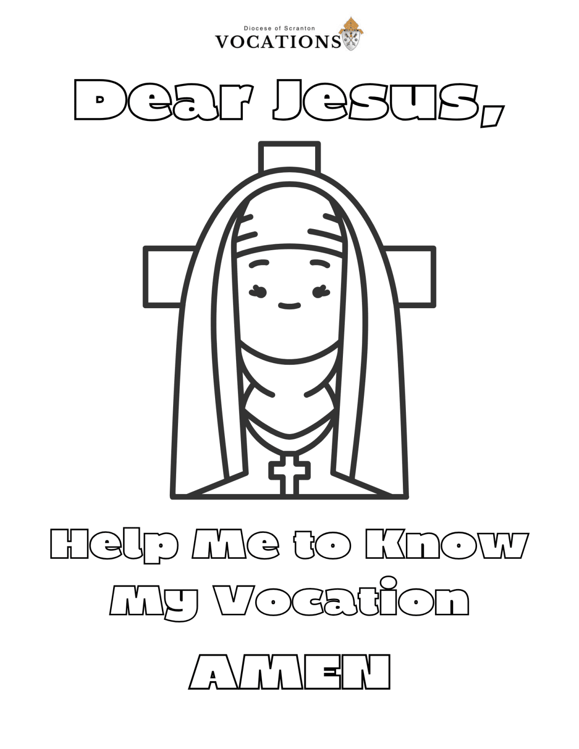 Coloring Sheets – Diocese of Scranton