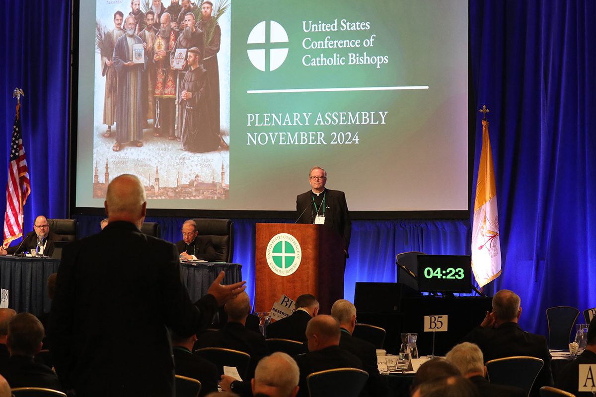 Bishops focus on migration, human dignity and creation on Day 2 of assembly’s public sessions ...