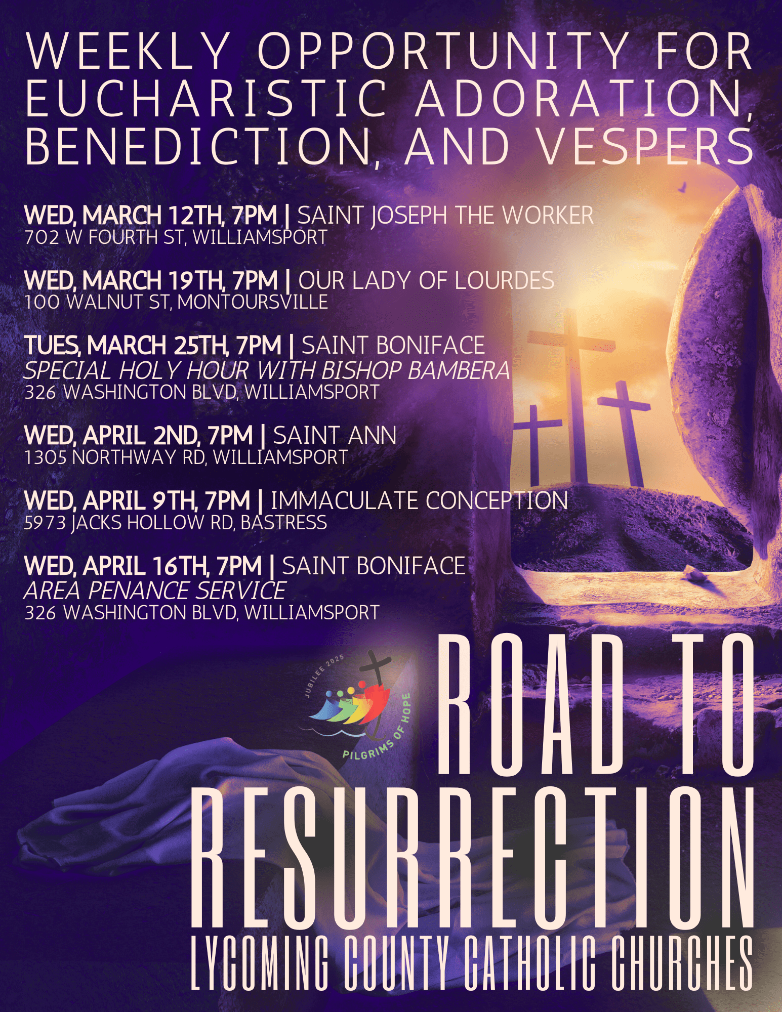 Deaneries plan ‘Road to Resurrection’ series – Diocese of Scranton