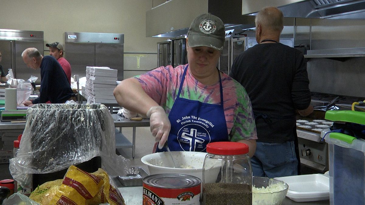 Potato pancakes and pizza help Pittston parish and bring community ...