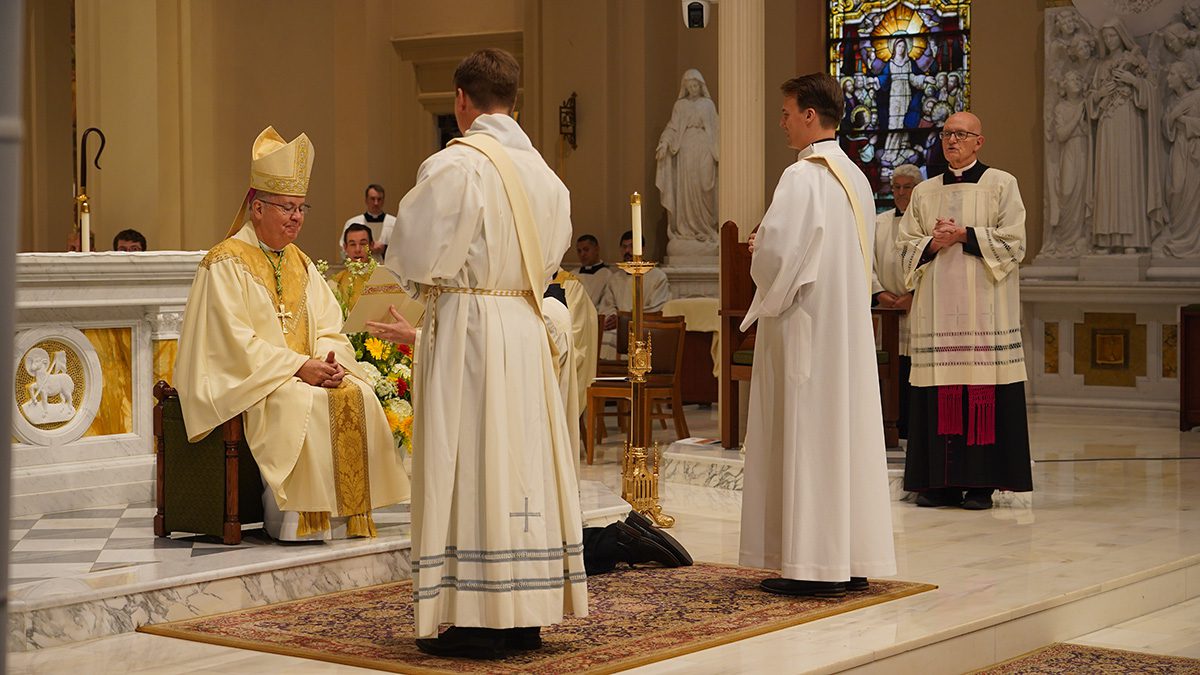 Cathedral filled to capacity as two new priests ordained in joyful celebration – Diocese of Scranton